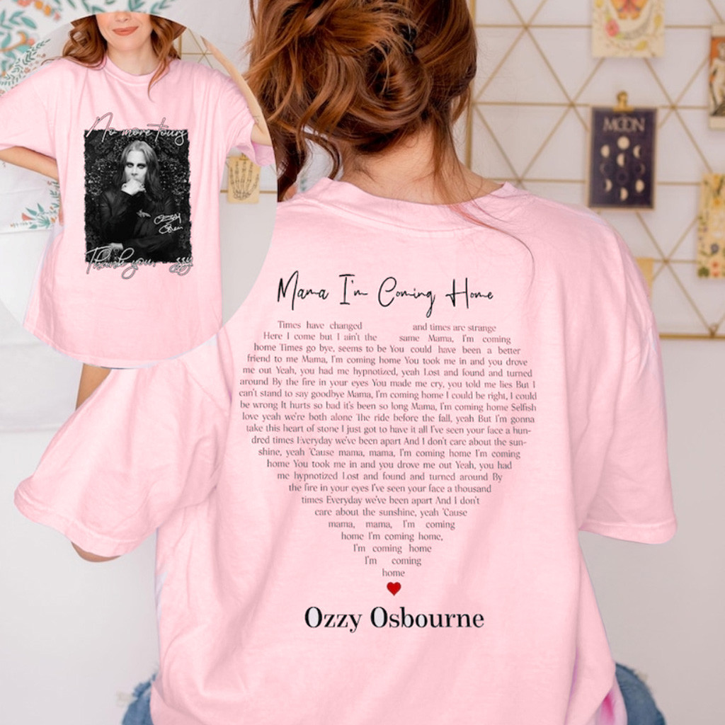 No More Tour Mama I'm Coming Home Ozzy Osbourne Dead Shirt Gifts For ...